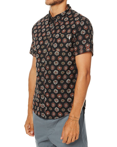 Rhythm Casablanca Mens Ss Shirt - Black | SurfStitch