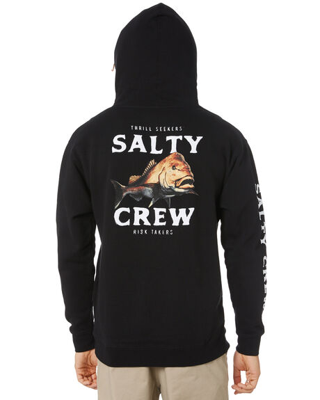 Salty Crew Ol Knobby Mens Hooded Fleece - Black | SurfStitch