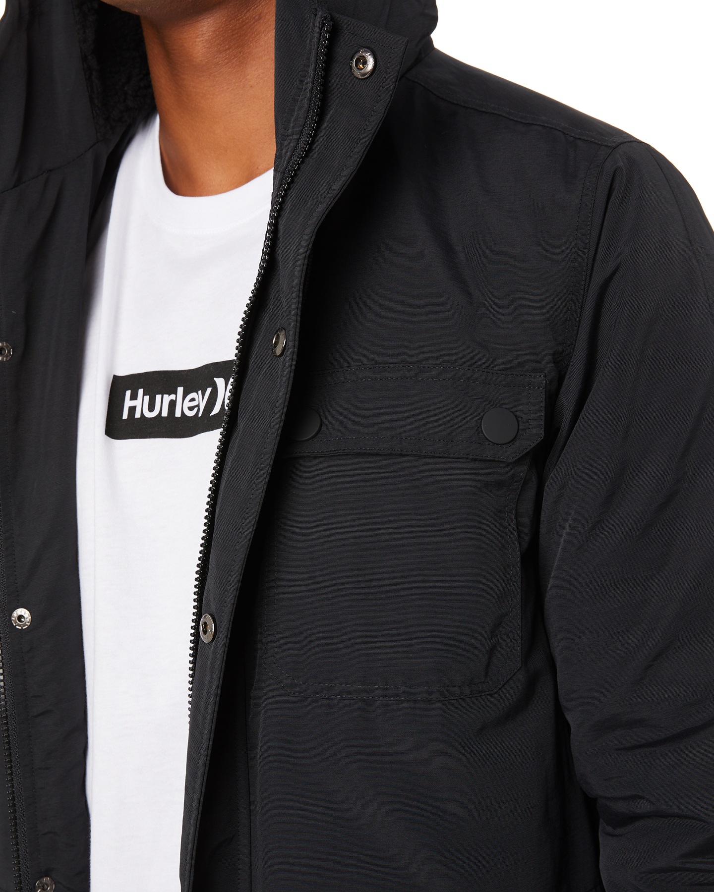 Hurley Slammer Mens Jacket - Black | SurfStitch
