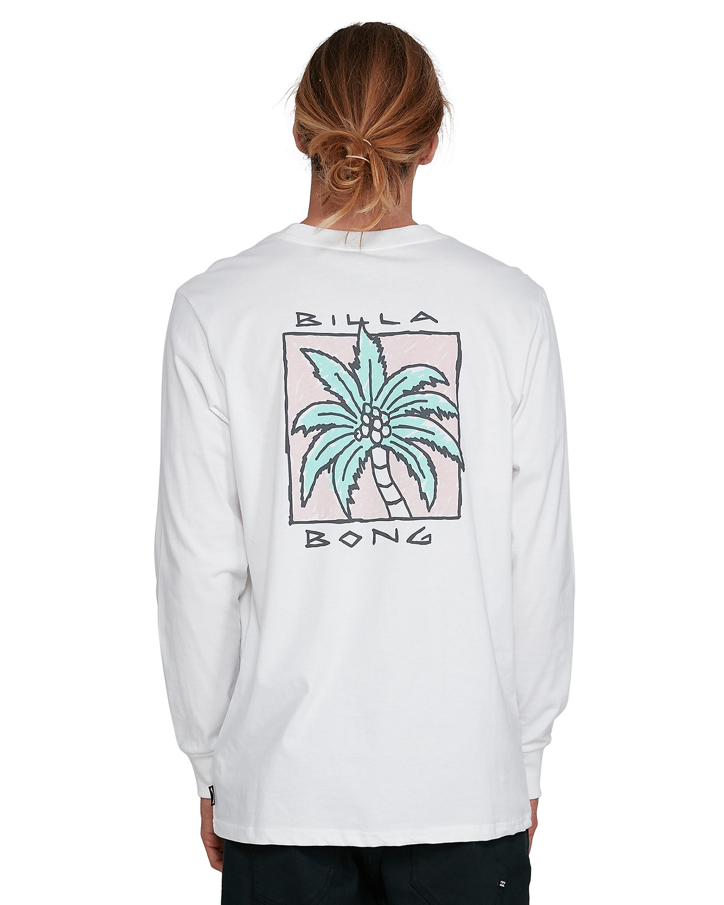 Billabong King Palm Long Sleeve White Surfstitch