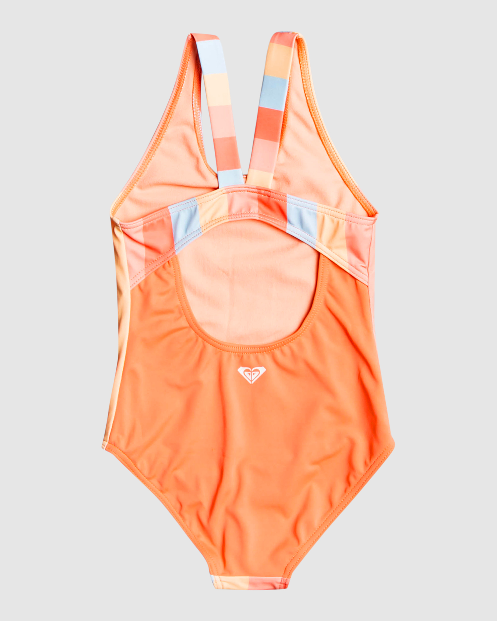 Roxy Girls 2 7 Pretty Sunrise One Piece Swimsuit Cerulean Tw Stripes