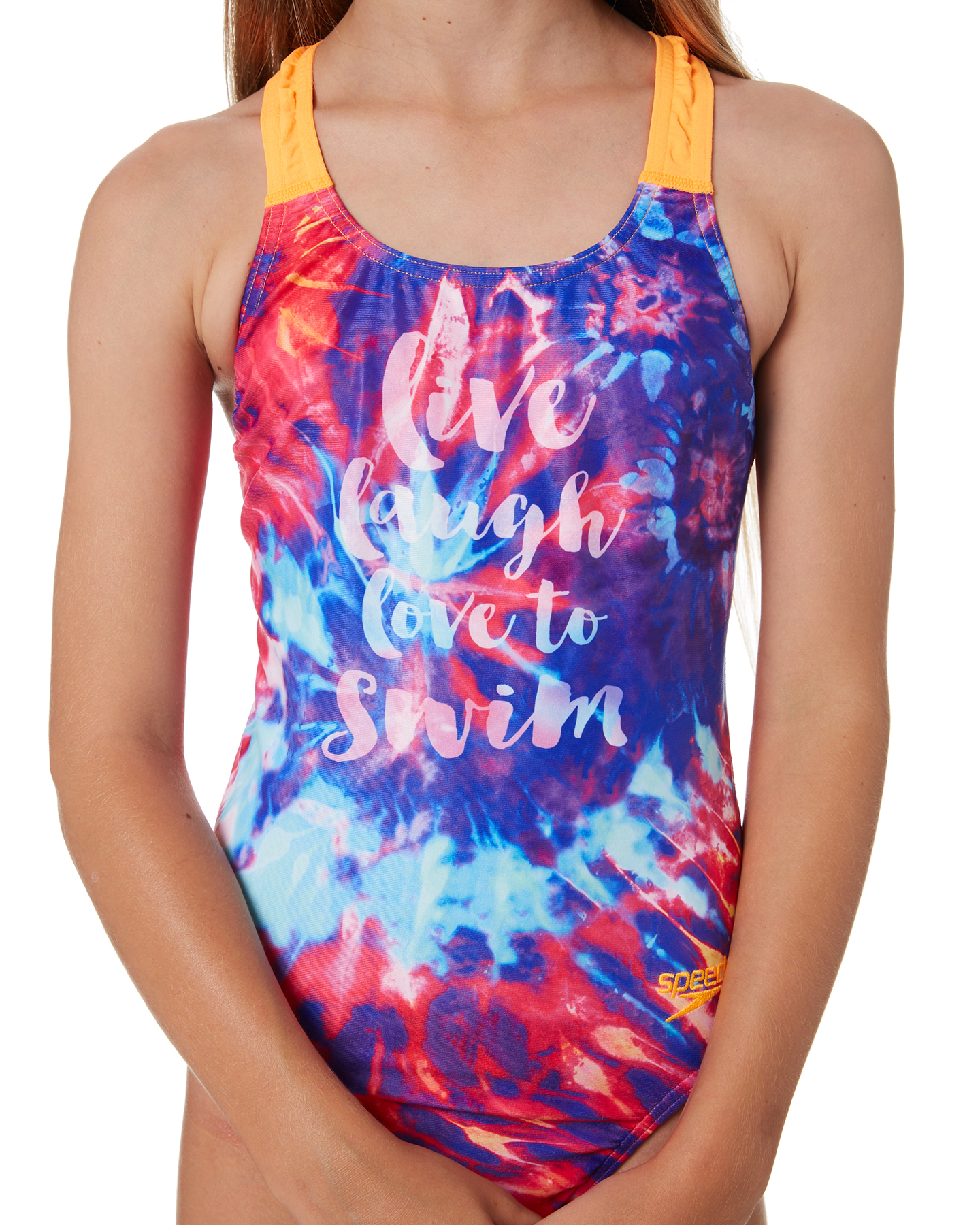 Speedo Girls Medalist One Piece Teen Love To Swim Surfstitch