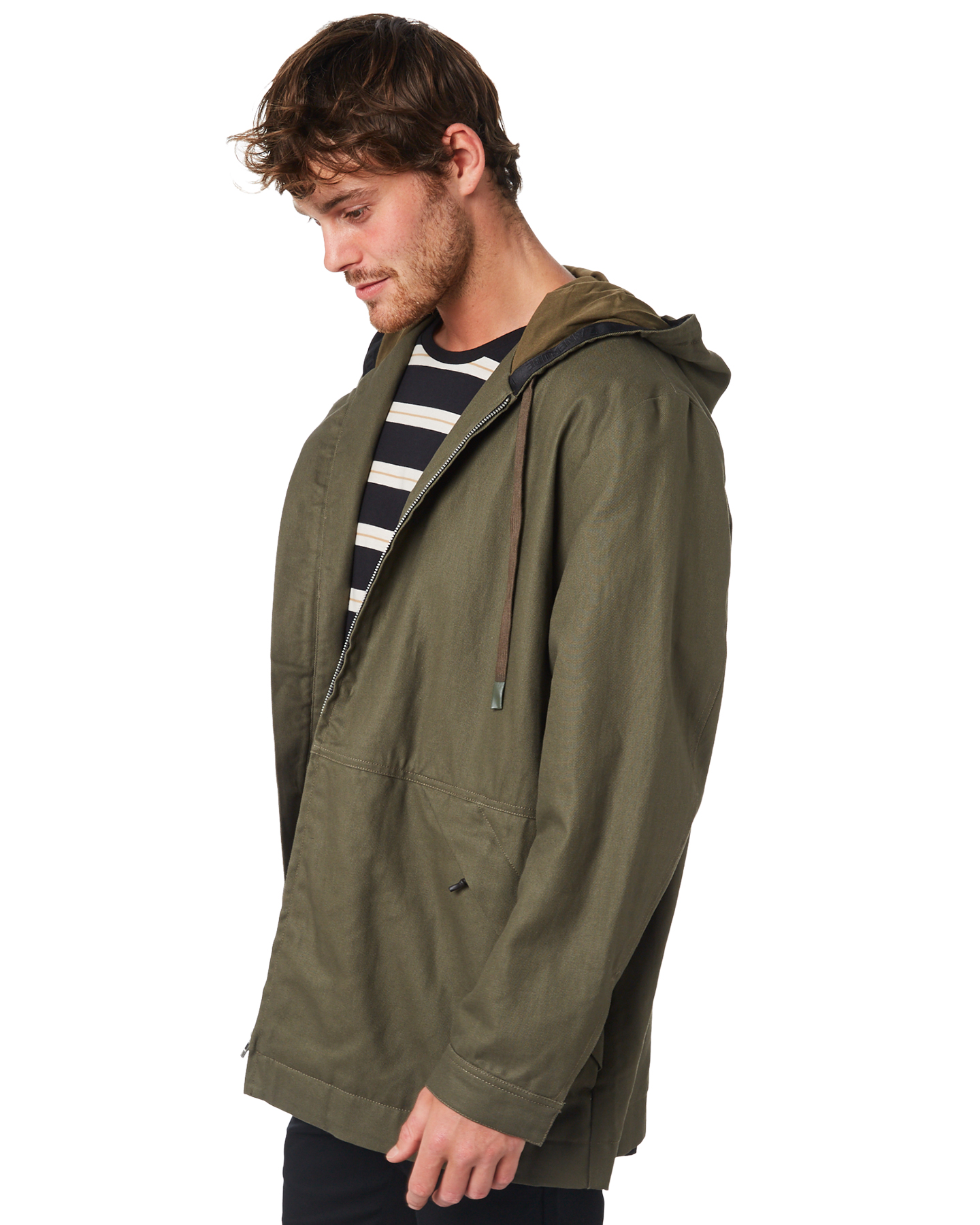 Zanerobe Case Anorak Mens Jacket - Grass | SurfStitch