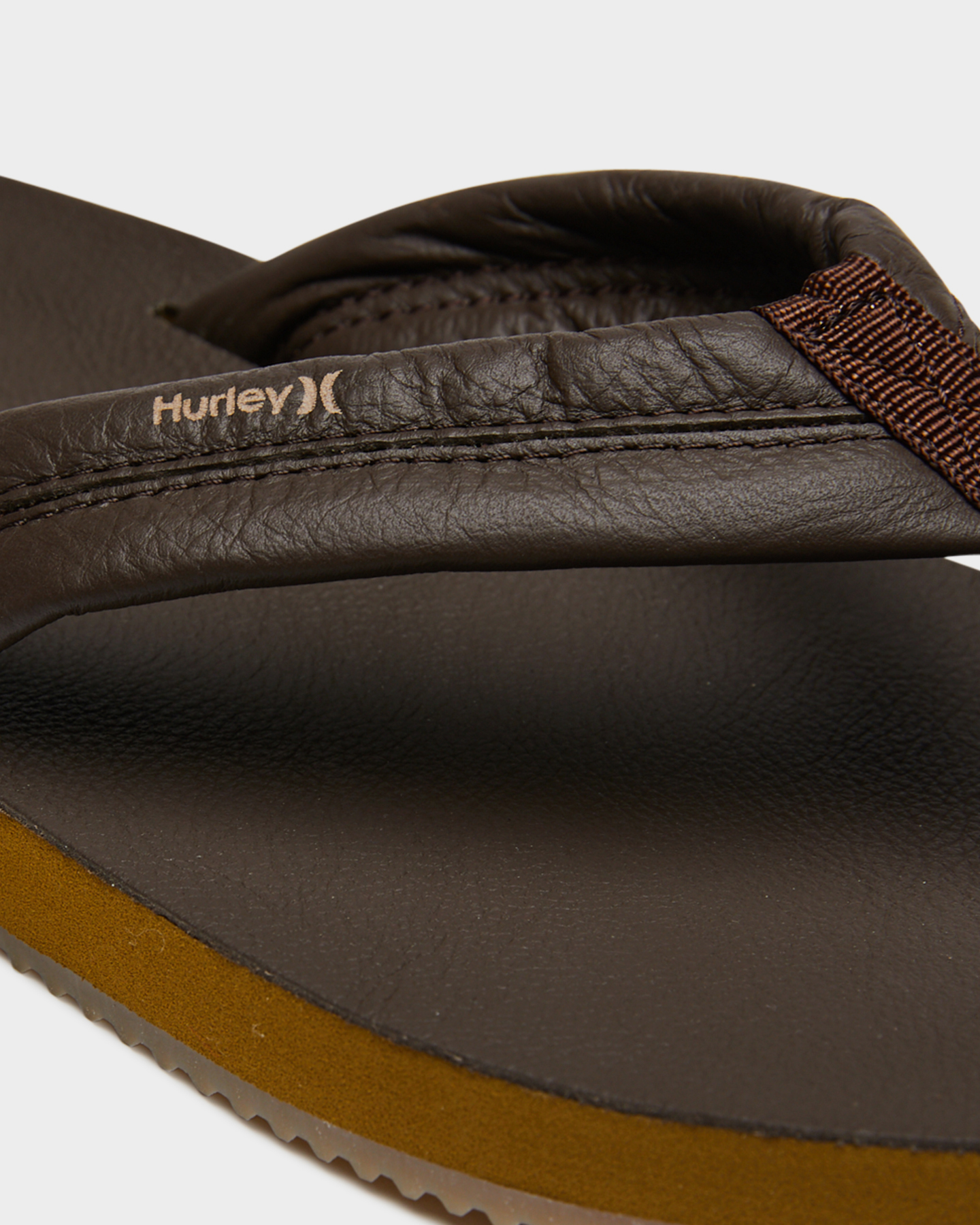 Hurley Mens Lunar Leather Sandal - Brown | SurfStitch