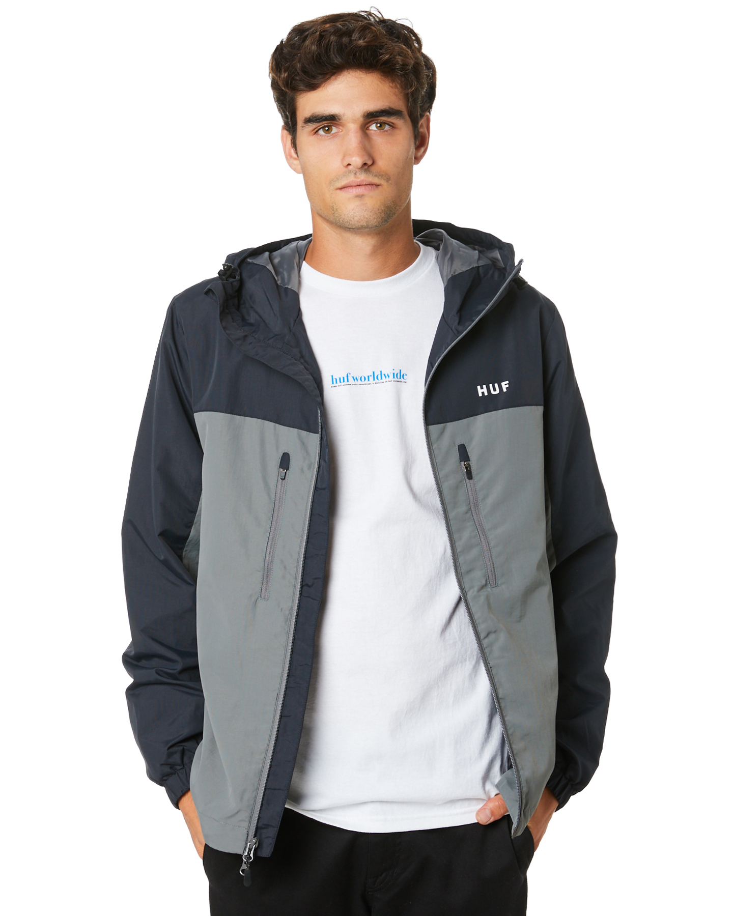 Huf Standard Shell 3 Mens Jacket - Black | SurfStitch