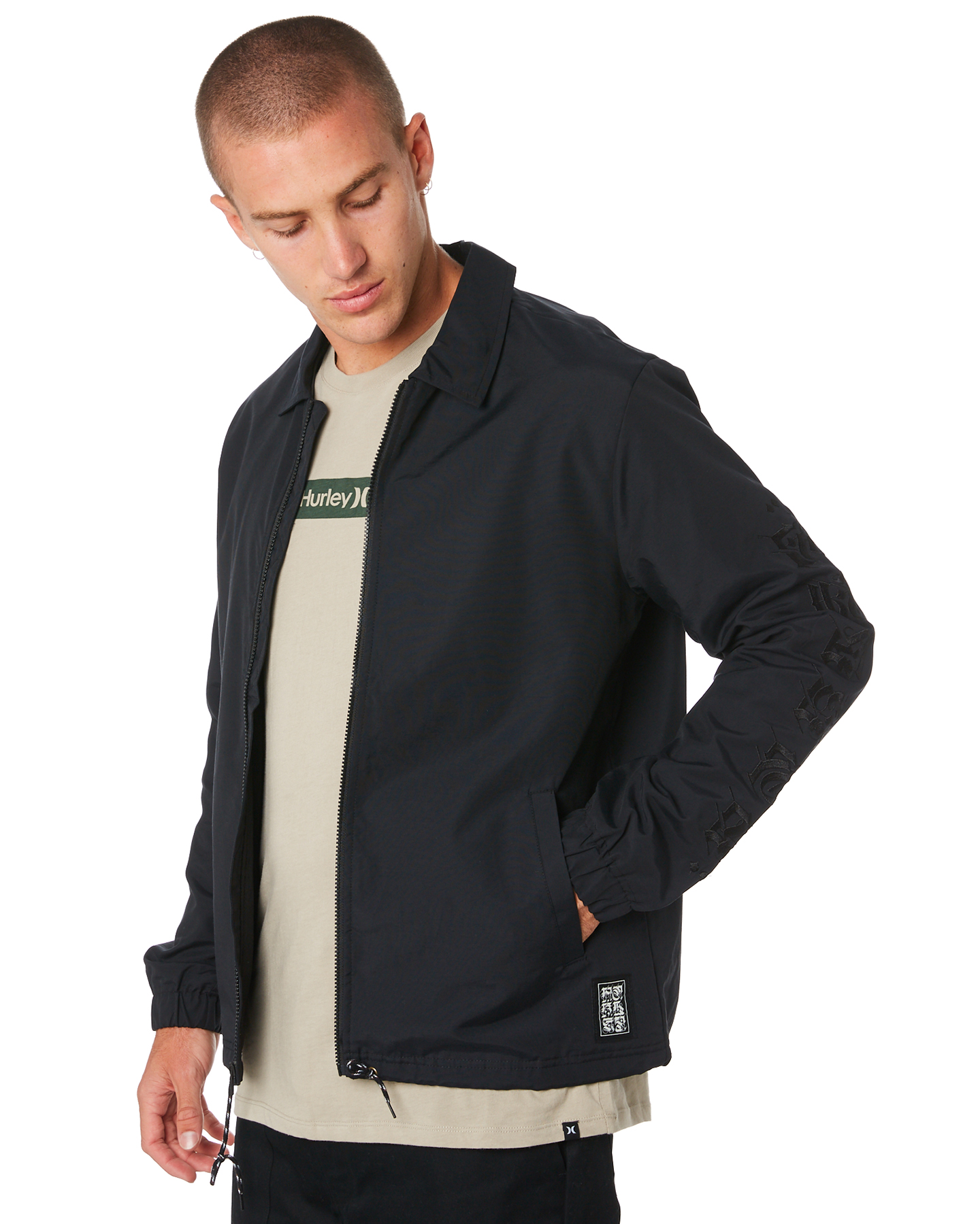 Hurley Cryptik Mens Jacket - Black | SurfStitch