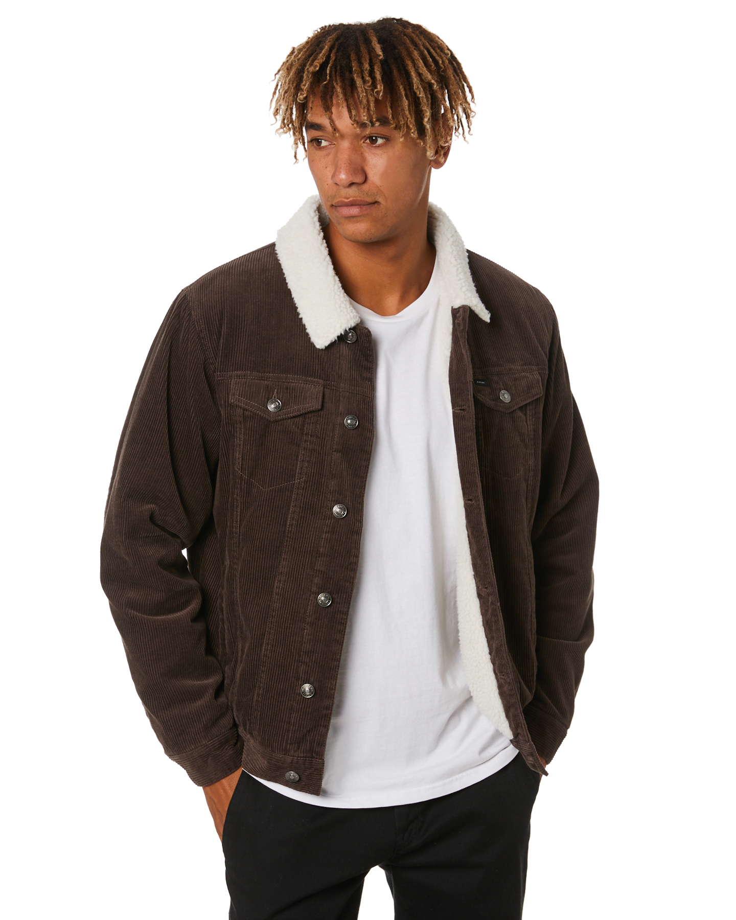 Rip Curl State Mens Cord Jacket - Brown | SurfStitch