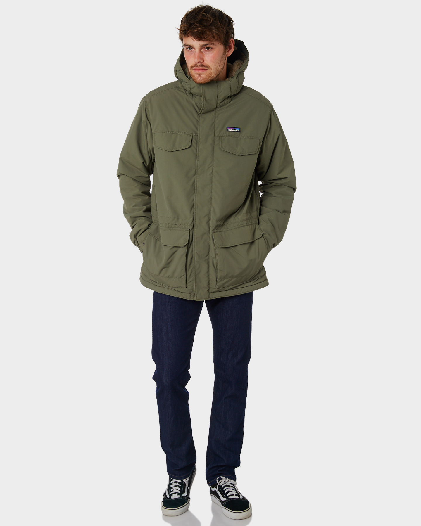 Patagonia Isthmus Mens Parka Jacket - Industrial Green | SurfStitch
