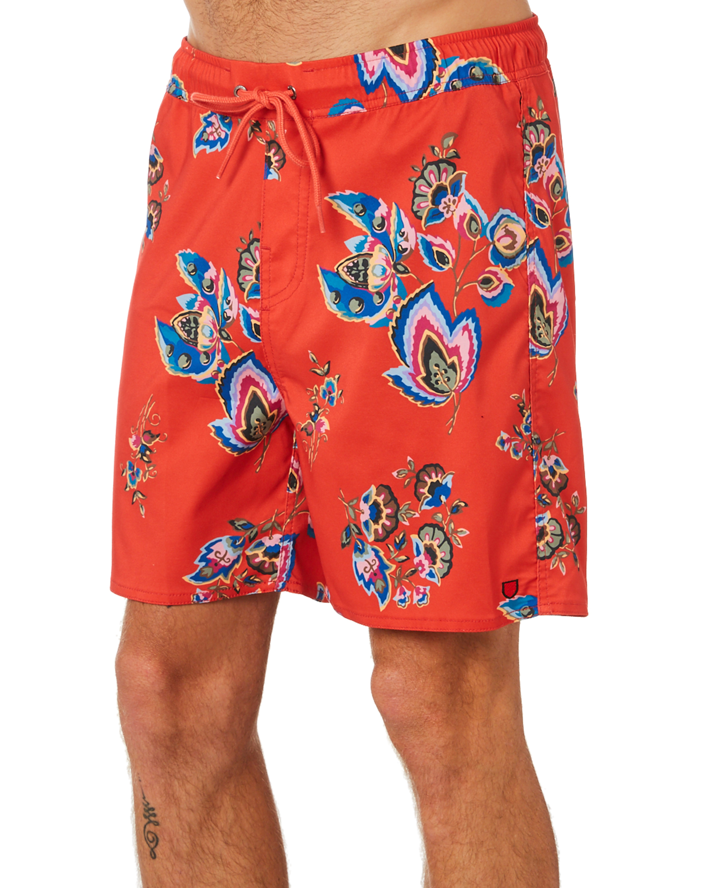 Brixton Palmas Mens Trunk - Aurora Red | SurfStitch