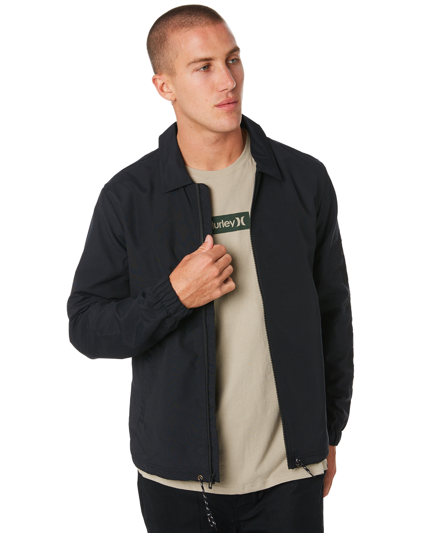Hurley Cryptik Mens Jacket - Black | SurfStitch