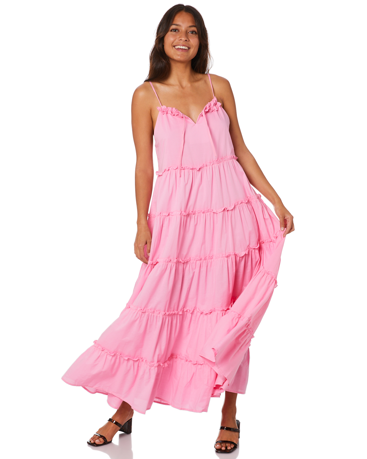 Charlie Holiday Senorita Maxi Dress - Bubblegum | SurfStitch