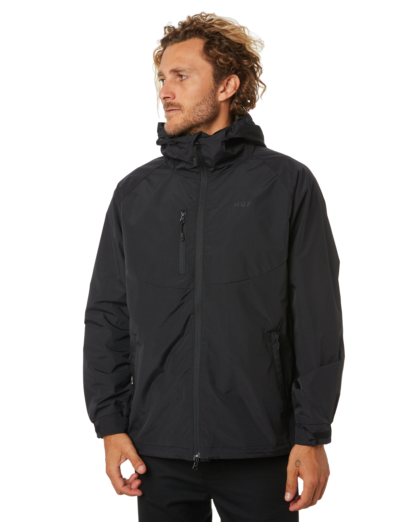 Huf Standard Shell 2 Mens Jacket - Black | SurfStitch