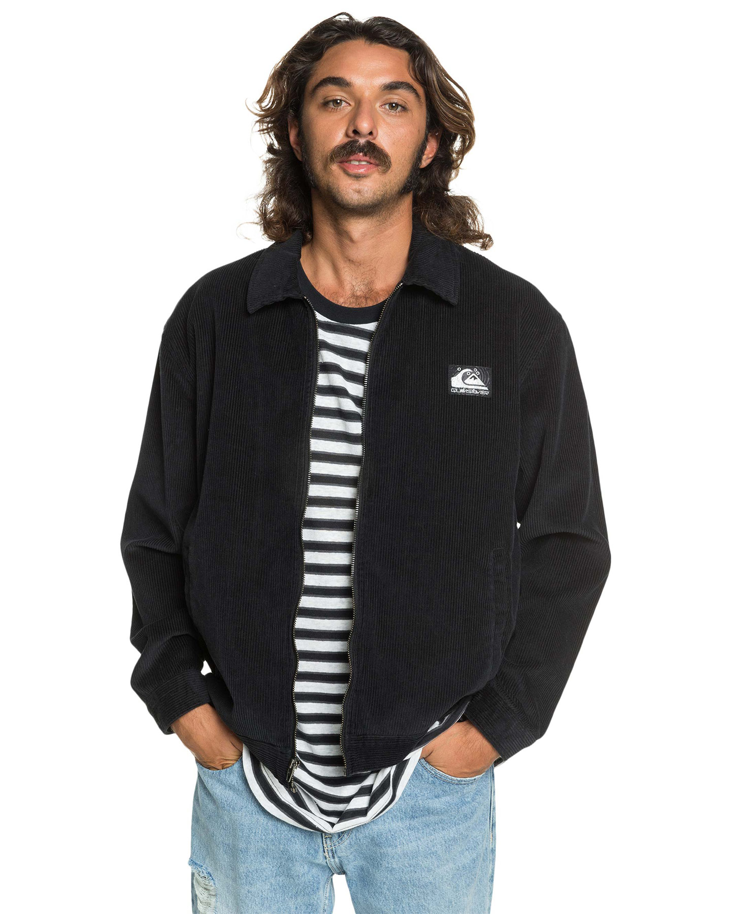 Quiksilver Mens Originals Corduroy Jacket - Black | SurfStitch