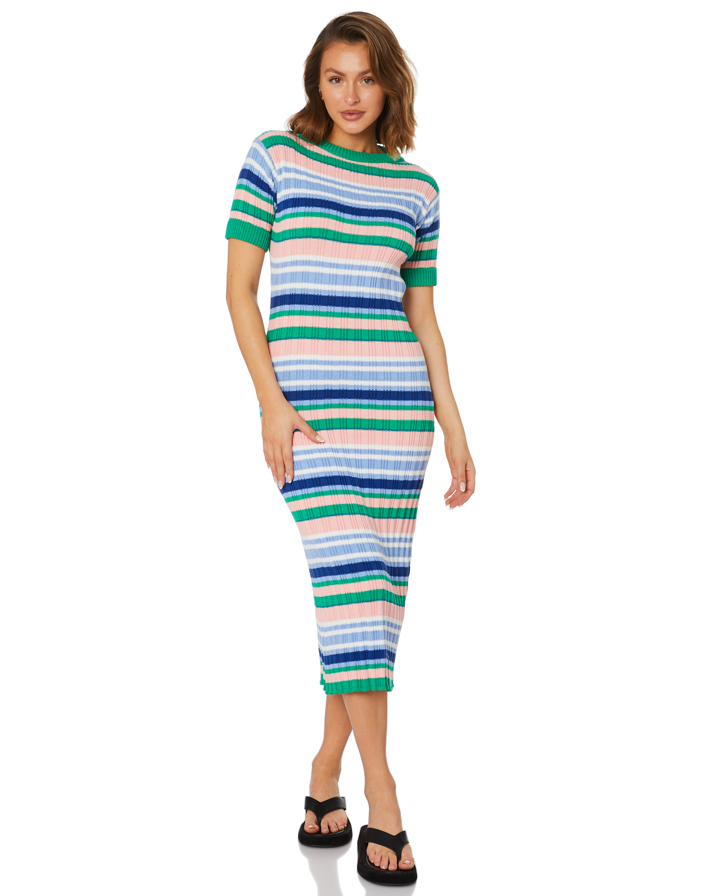 Rue Stiic Wren Maxi Knit Dress - Retro Stripe | SurfStitch