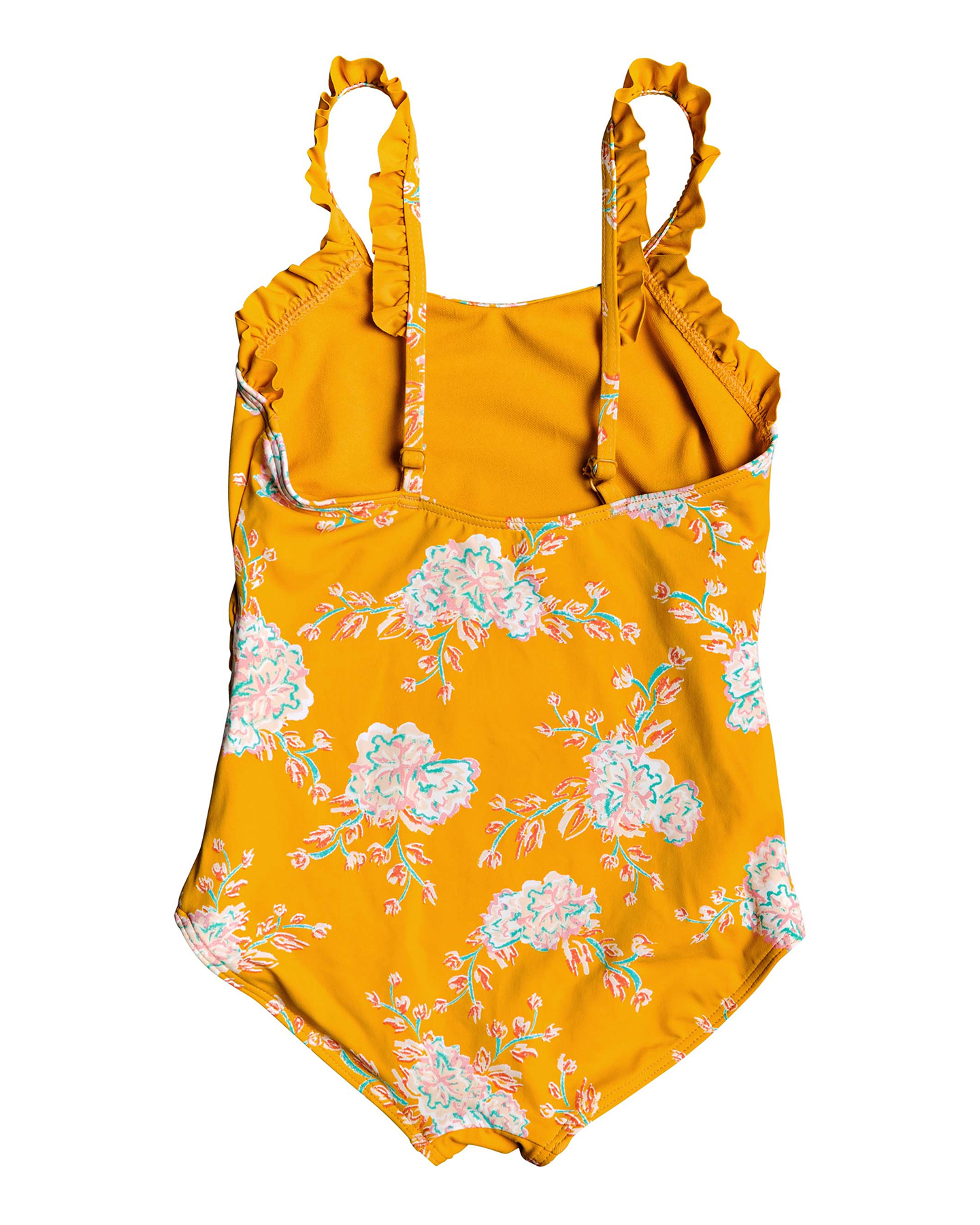 Roxy Girls 2 7 Candy One Piece Swimsuit Golden Glow Surfstitch
