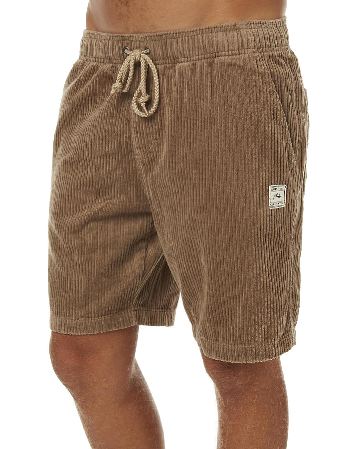 Rusty Off The Hook Corduroy Elastic Mens Short - Camel | SurfStitch Rusty Off The Hook Corduroy Elastic Mens Short - Camel | SurfStitch