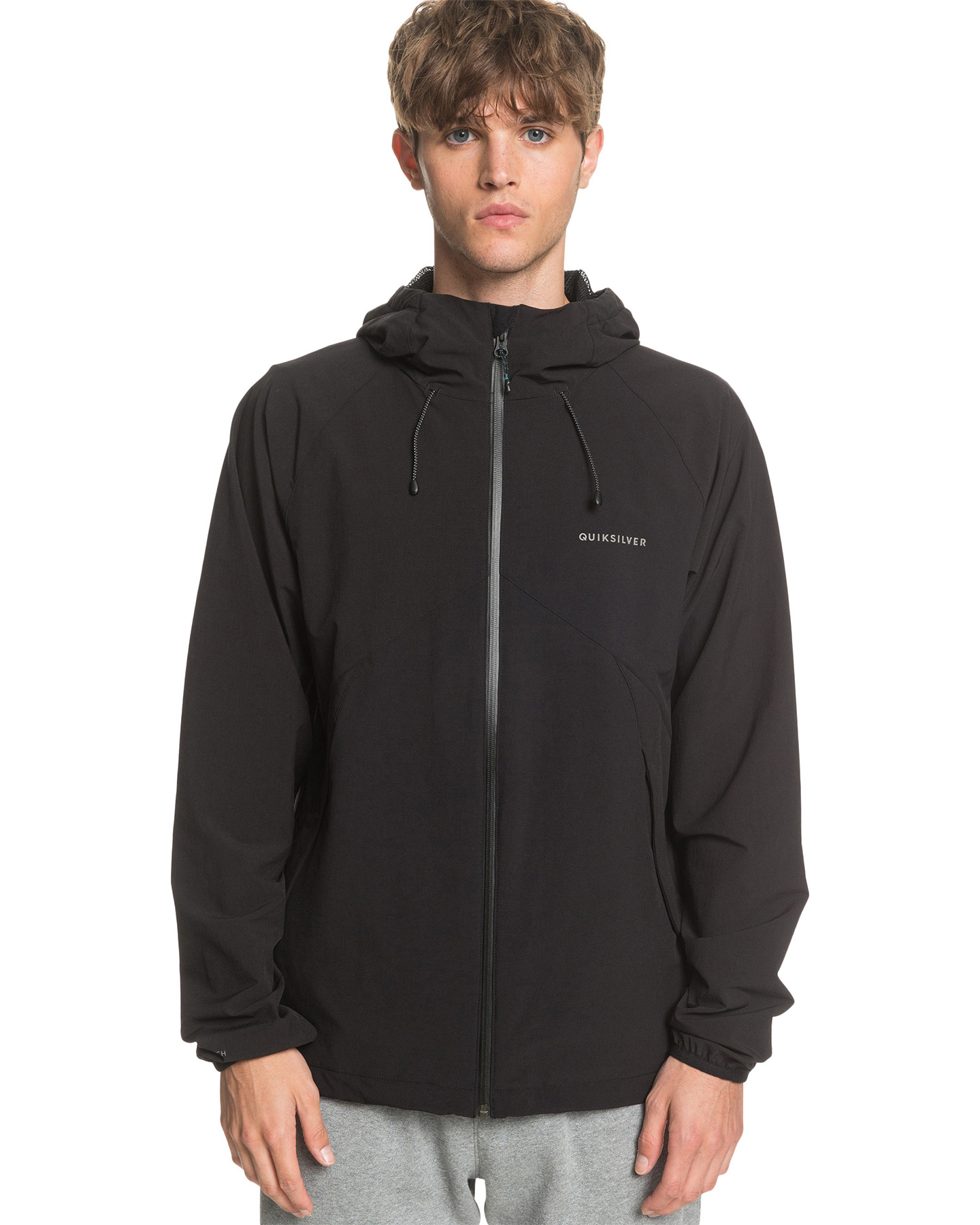 Quiksilver Mens Jambi Athletic Hooded Jacket - Black | SurfStitch