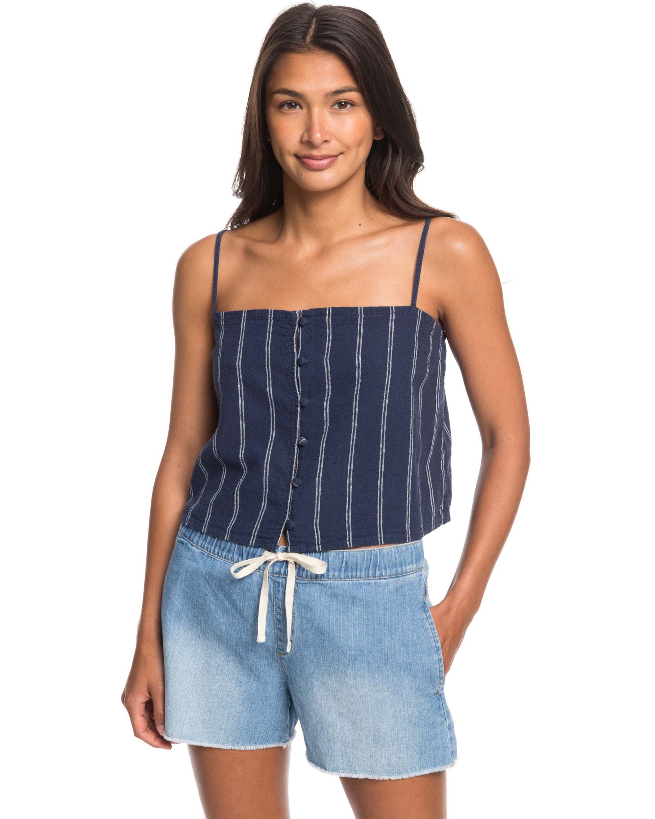 Roxy Back In The Water Strappy Top - Mood Indigo | SurfStitch